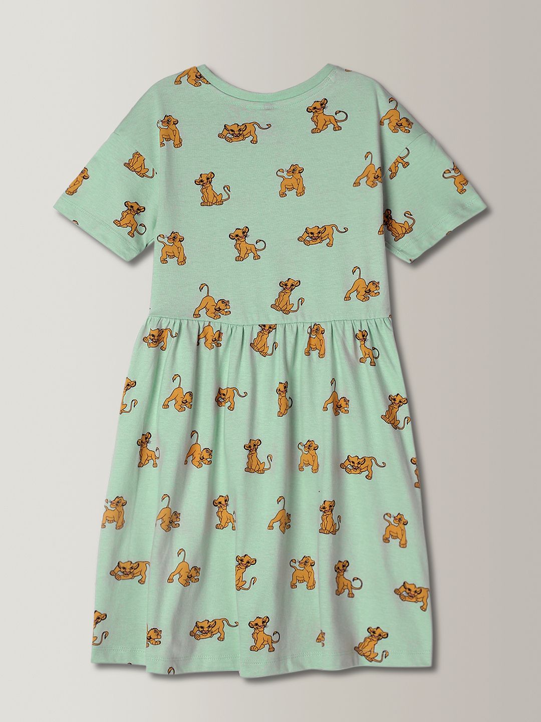 Buy The Lion King: Simba Pattern Gathered Dress Online