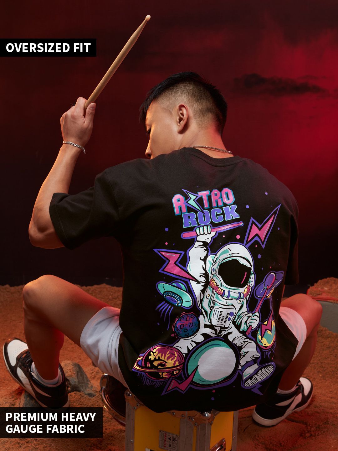 Buy TSS Originals: Astro Rock Oversized T-Shirts Online