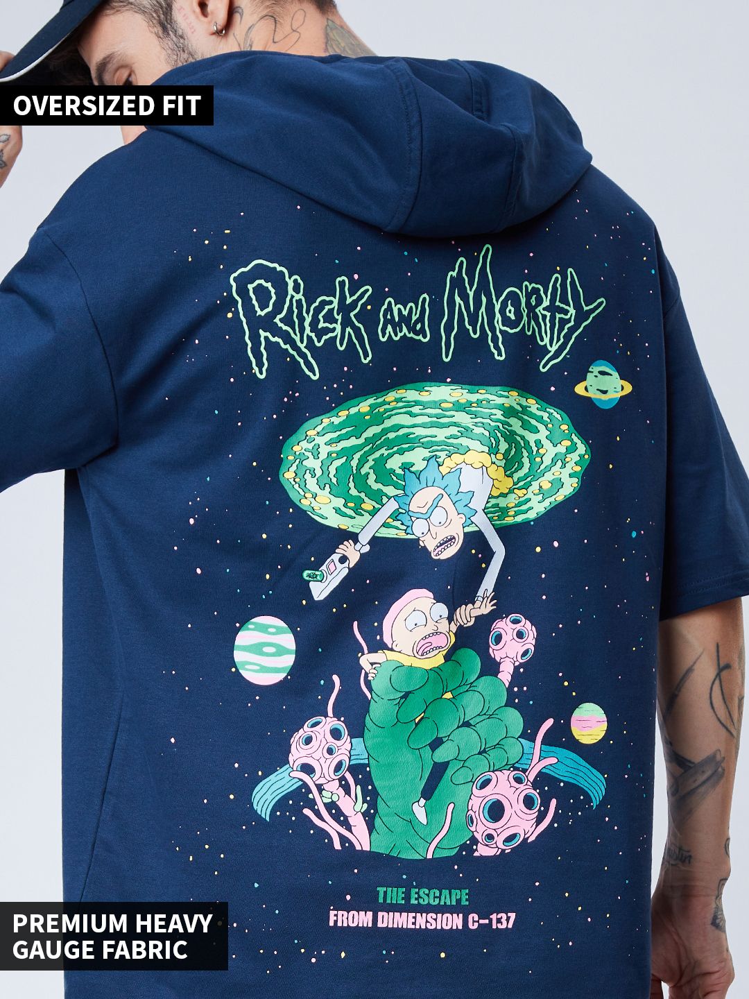 Buy Rick And Morty: Escape Hooded T-Shirt Online