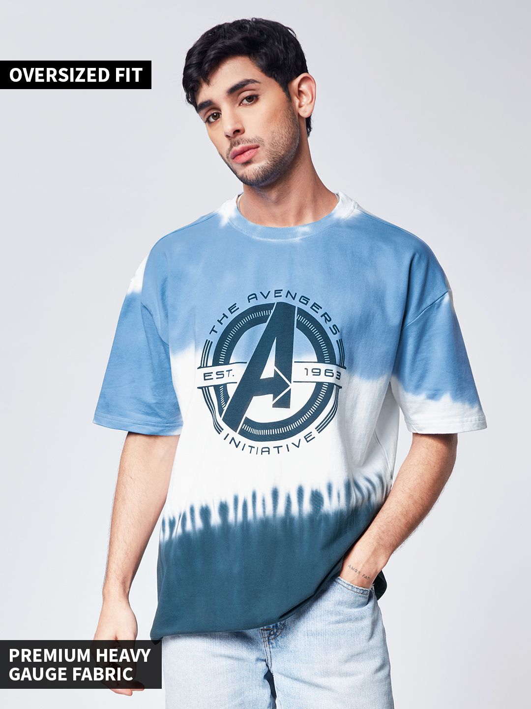 Buy Marvel: Avengers Initiative (Tie Dye) Oversized T-shirts