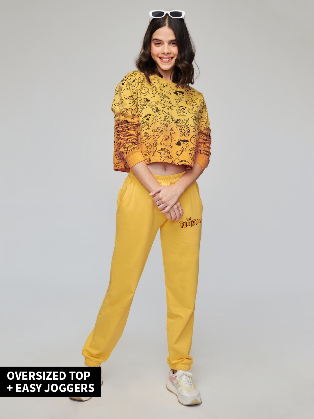 Buy Flintstones: Pattern Women Co-ord Set Online