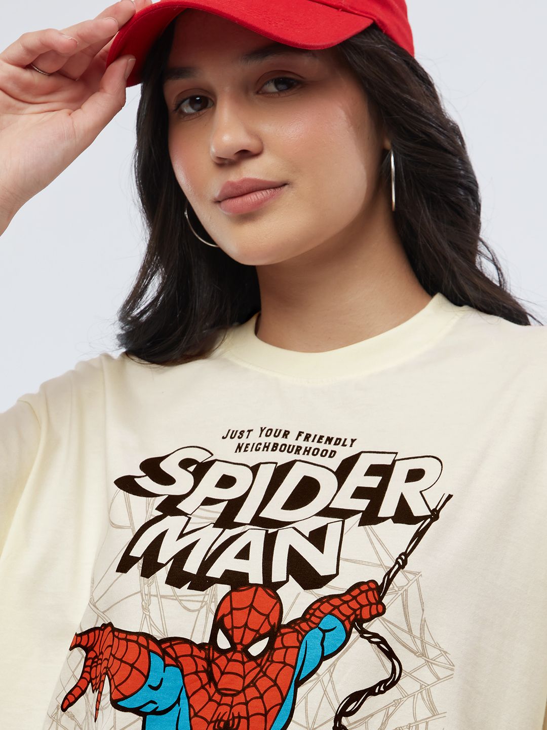 Buy Spider-Man: Web Crawler Women's Oversized T-Shirt online at The ...