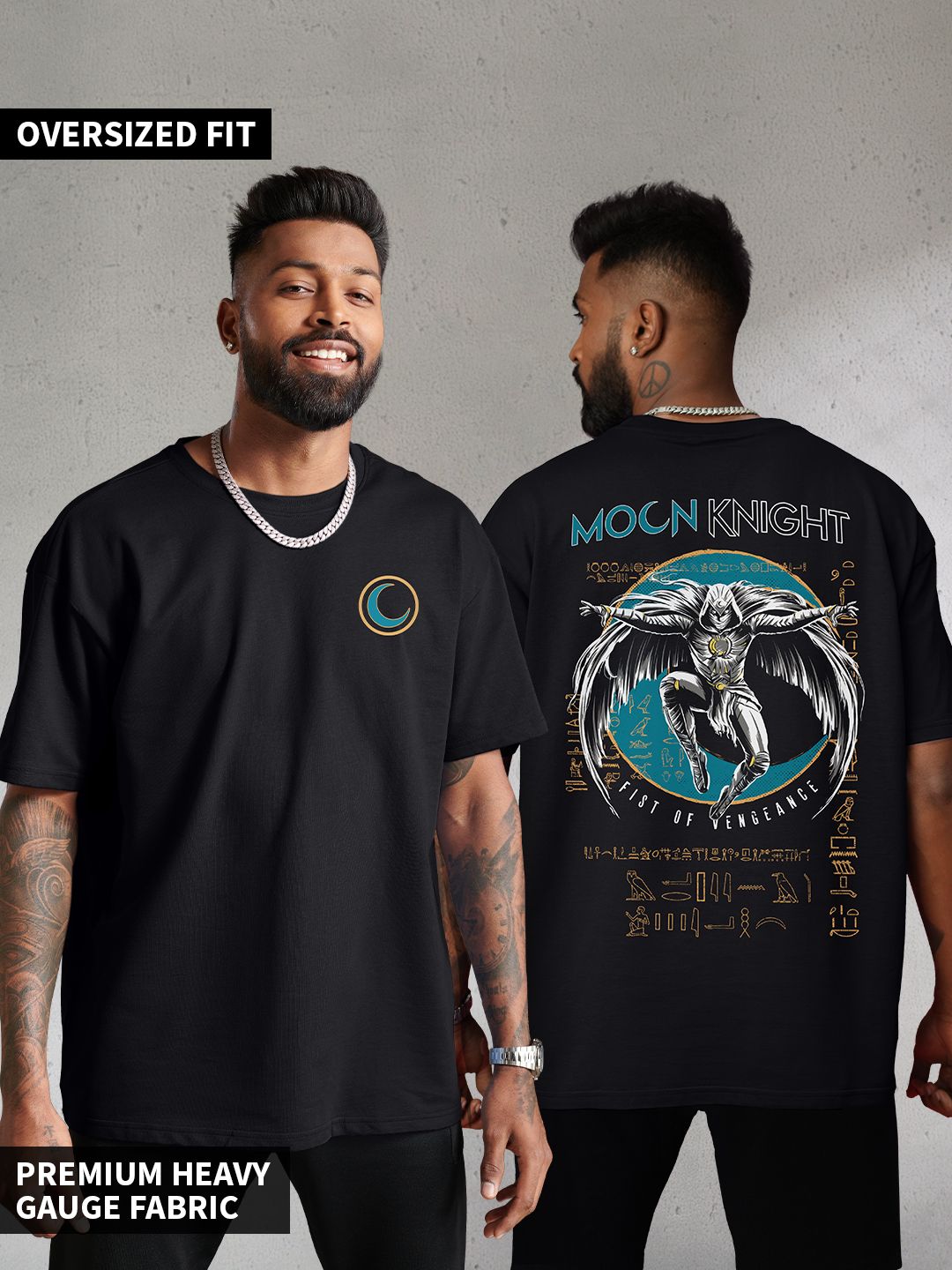 Buy Moon Knight Oversized T-Shirts Online