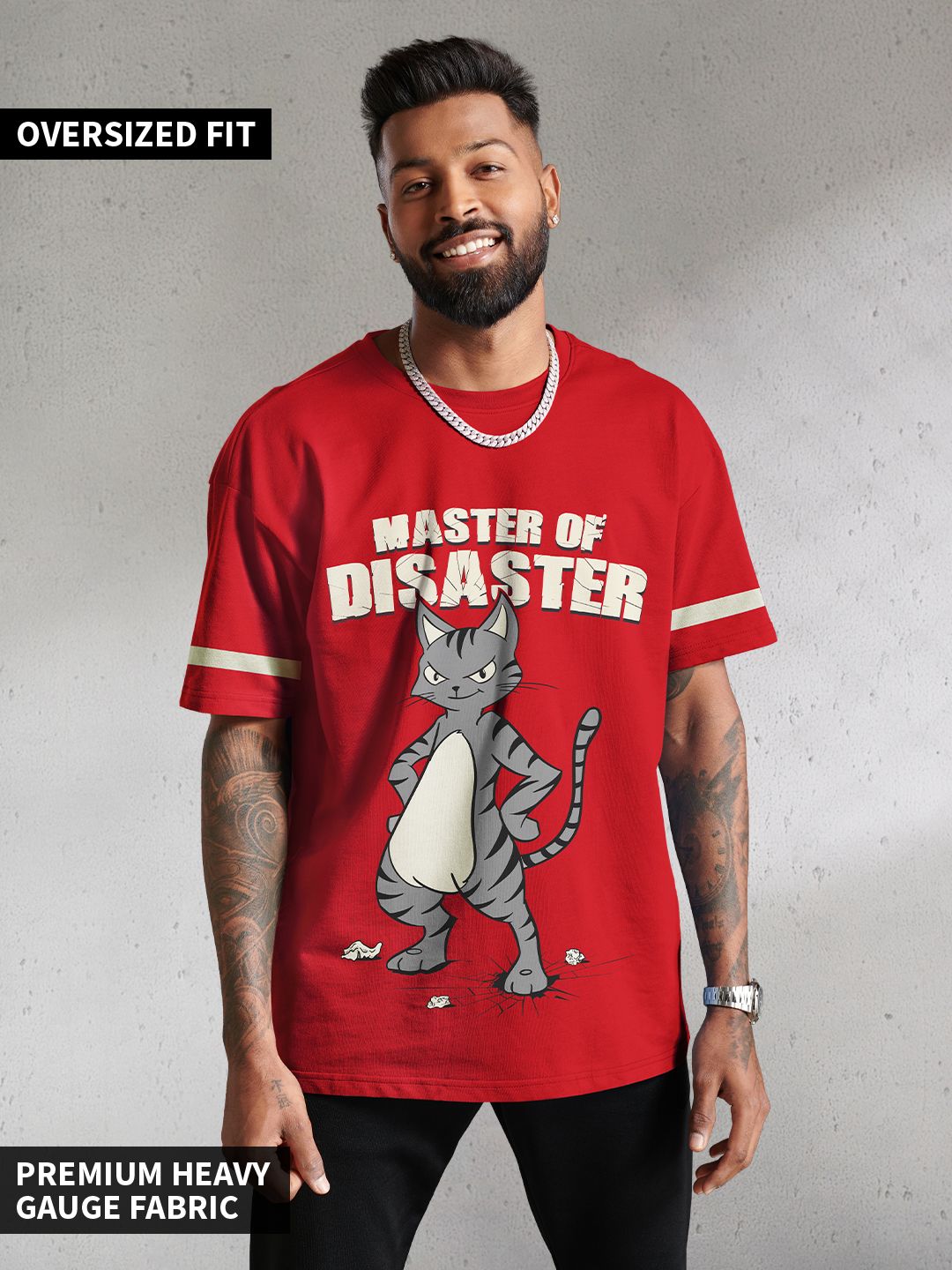 Buy Master Of Disaster Oversized T-Shirts Online