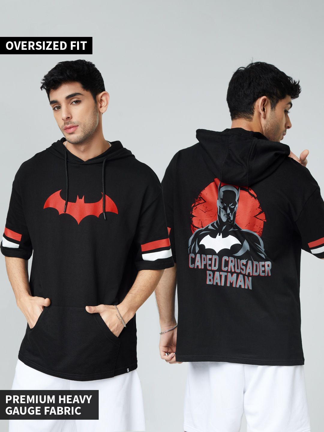 Buy Batman Caped Crusader Hooded T-Shirt Online
