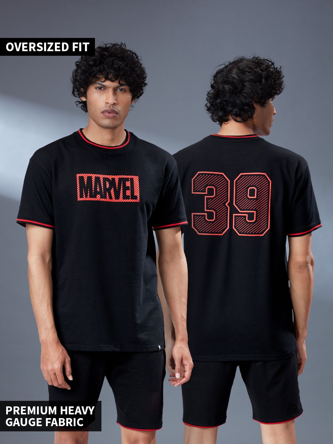 Marvel: Neon Logo Oversized T-Shirts