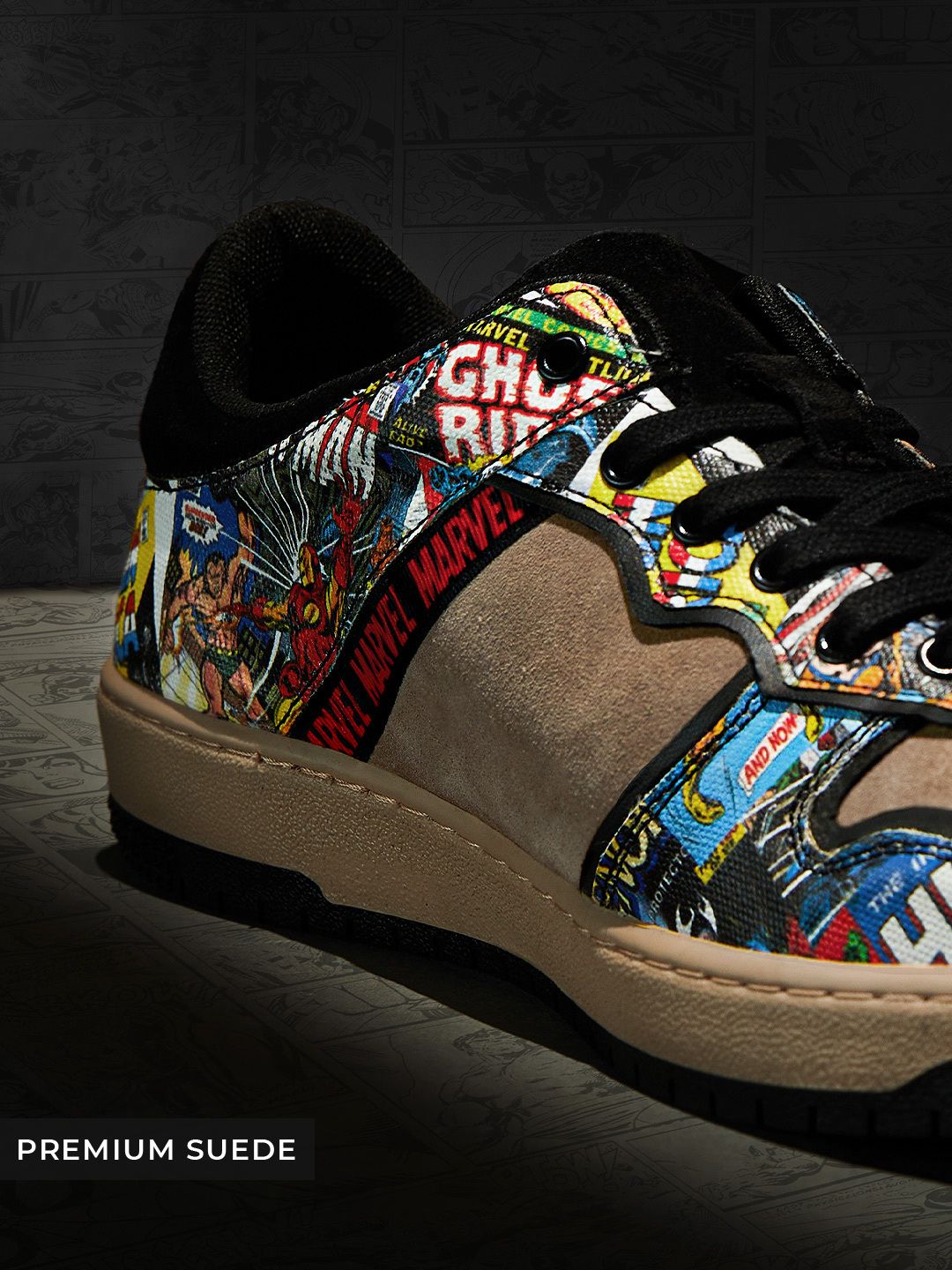 Buy Marvel: Comics Men Low Top Sneaker Shoes Online