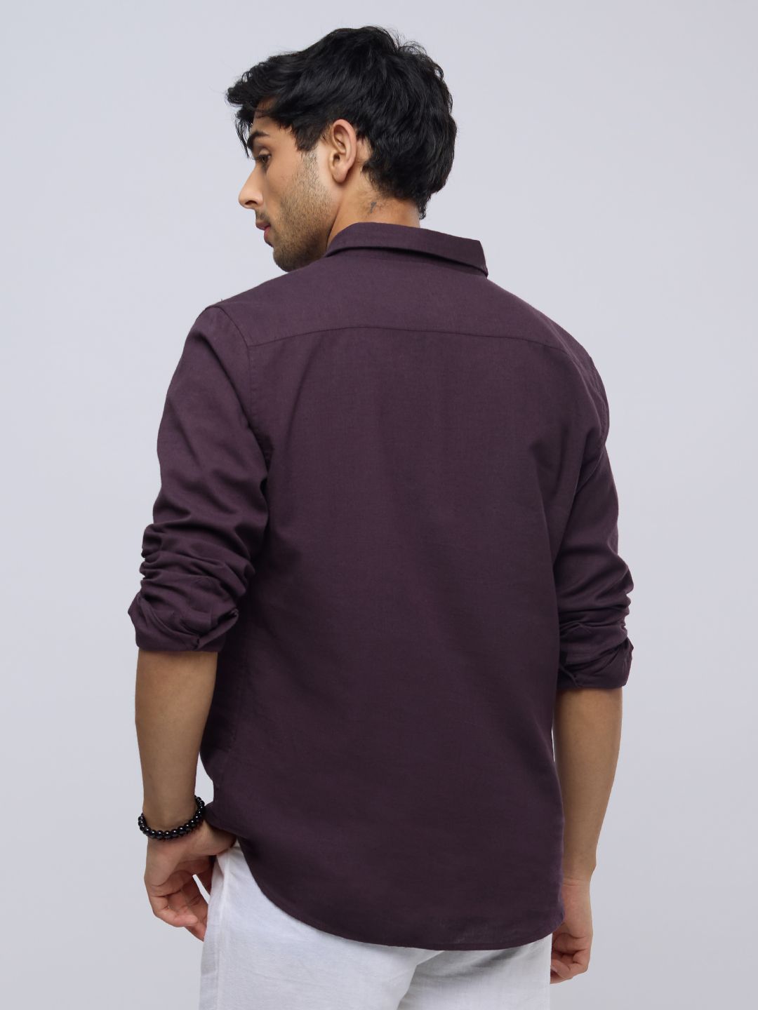 Buy Solids: Maroon Shirts Online