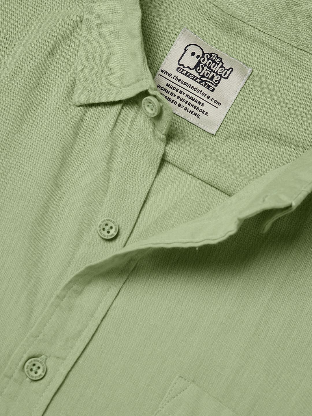 Buy Solids: Pastel Lime Lavender Shirts Online