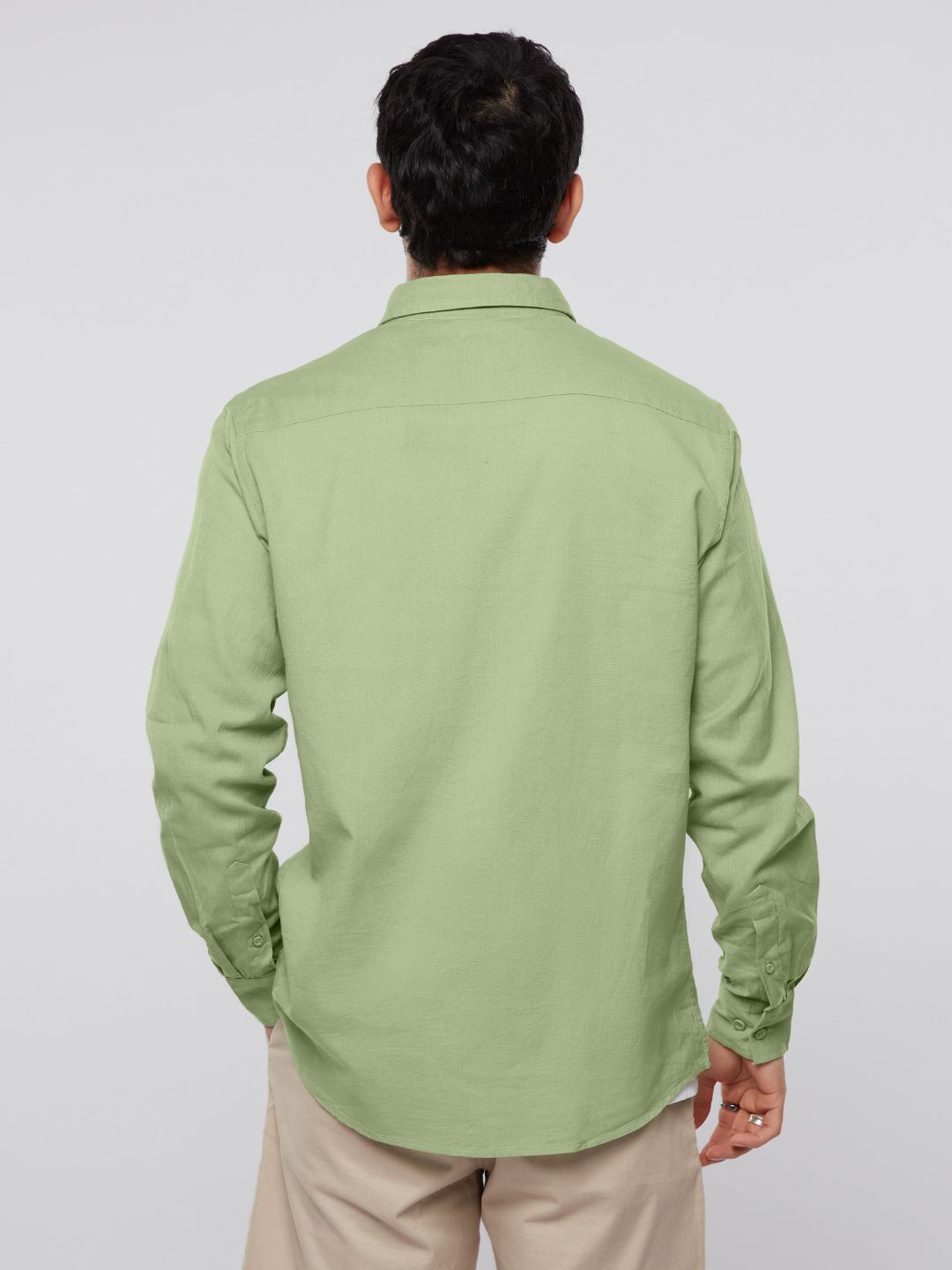 Buy Solids: Pastel Lime Lavender Shirts Online
