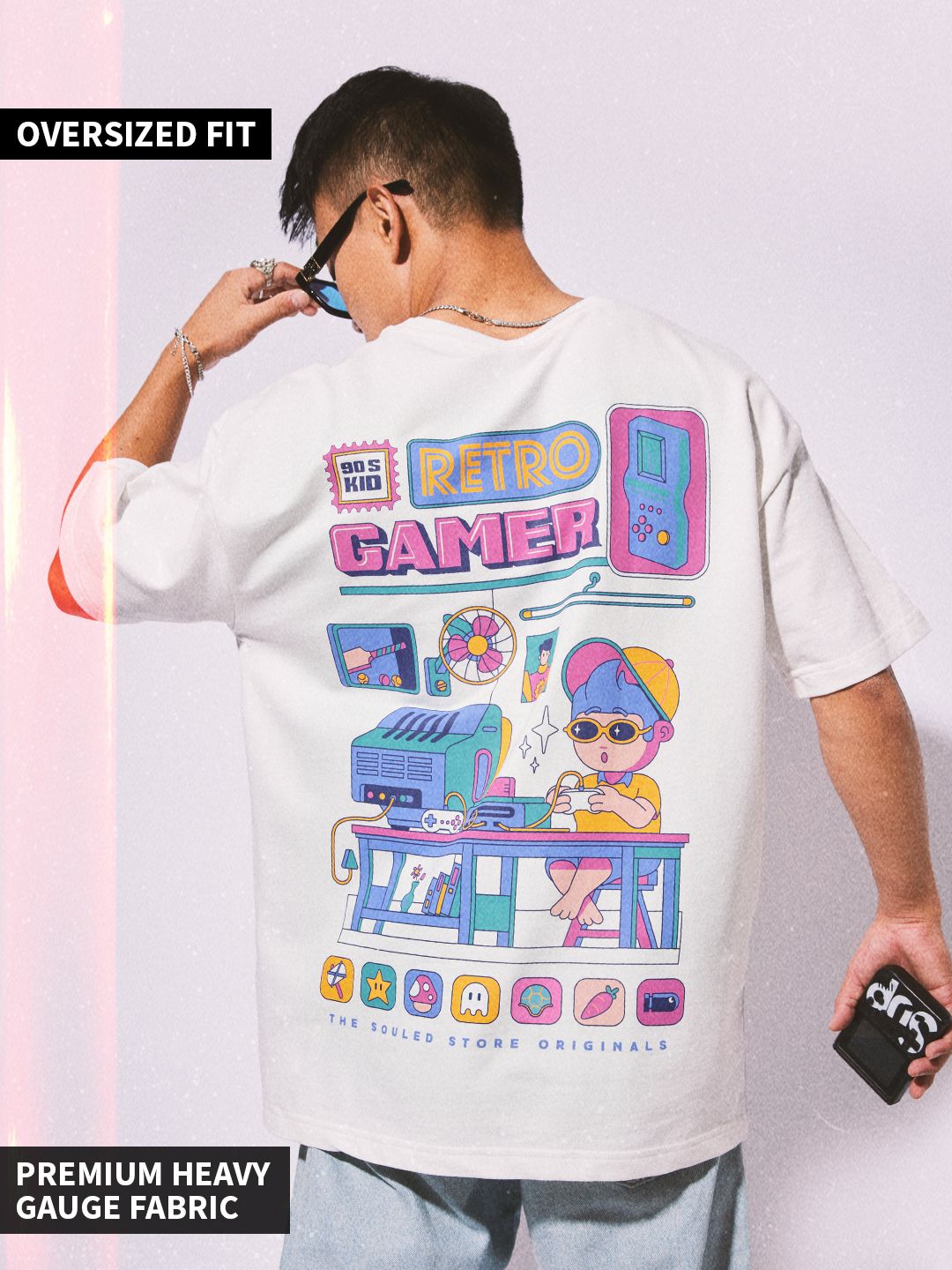 Buy TSS Originals: Retro Gamer Oversized T-Shirts Online