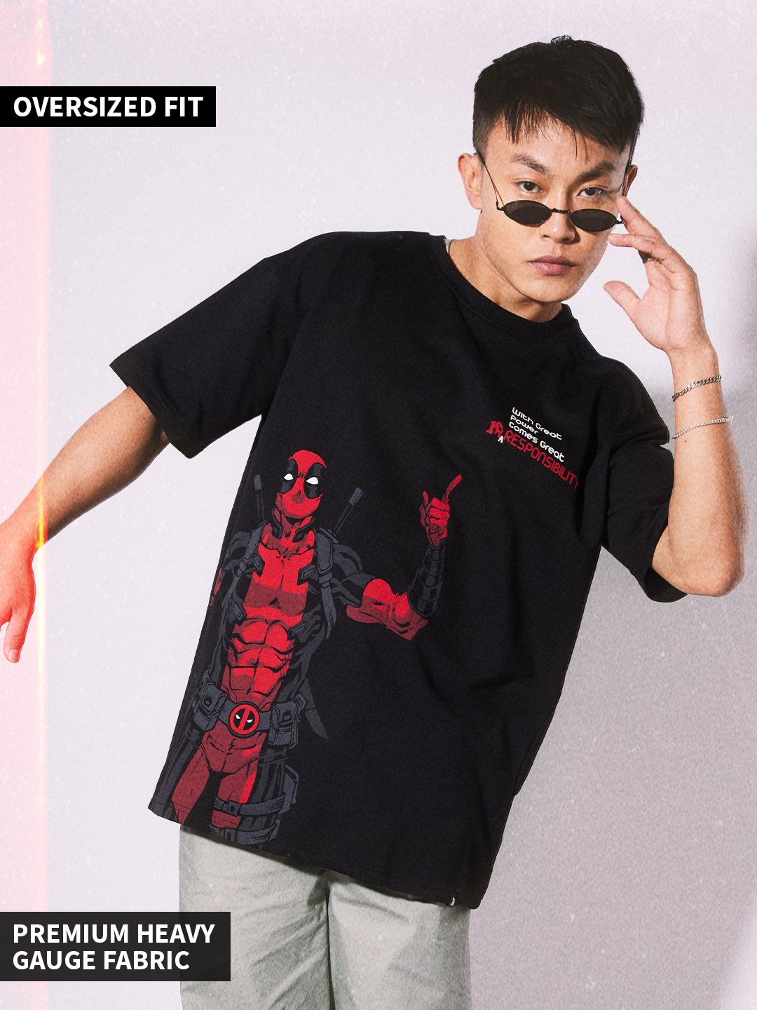 Buy Deadpool: Great Irresponsibility Oversized T-Shirts Online