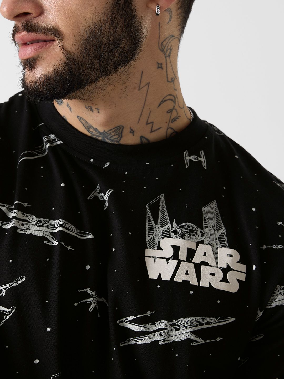 Buy Star Wars: Spaceship Pattern T-Shirts Online