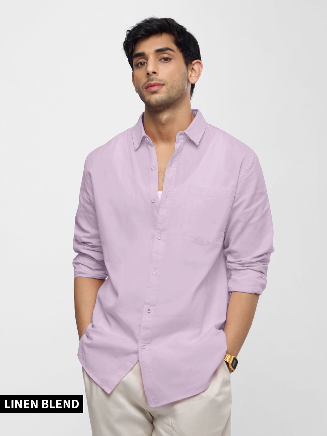 Buy Solids: Orchid Lavender Shirts Online