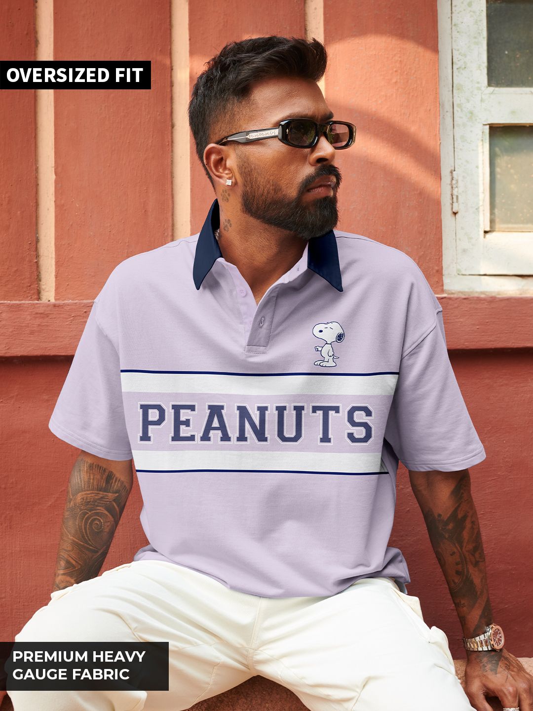 Buy Peanuts: Snoopy Oversized Polo Online