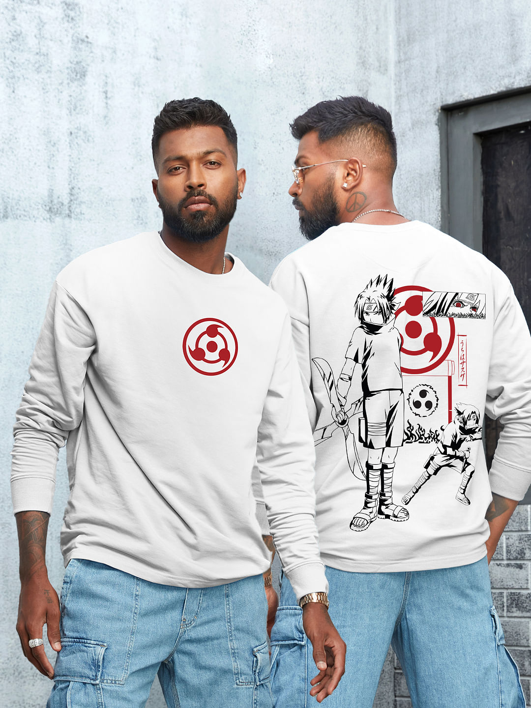 Buy Naruto Uchiha Clan Oversized Full Sleeve T Shirt Online
