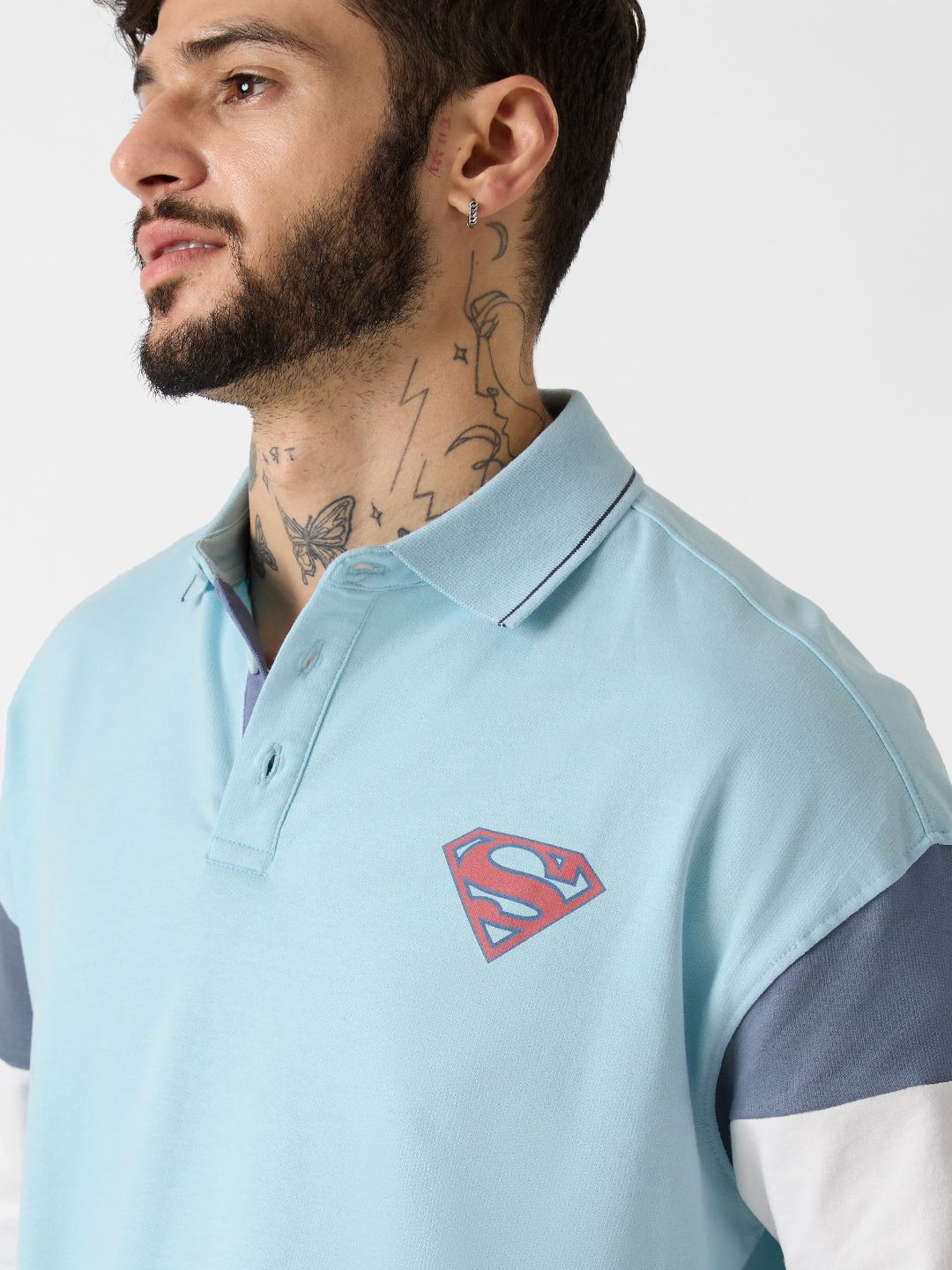 Buy Superman: Fighting Crime Oversized Polo Online