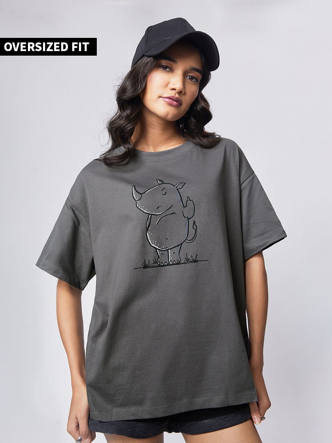Buy Official Save The Rhino Women Oversized T Shirt Online At The