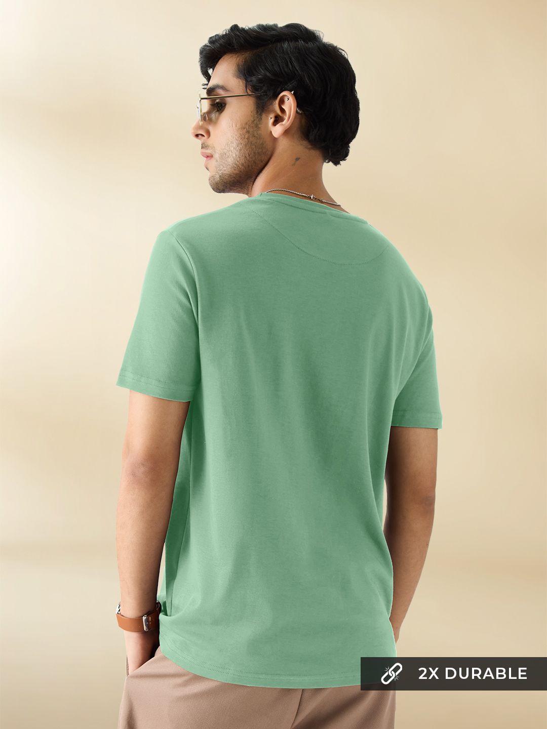 Buy Solids: Jade Green (Supima) T-Shirts Online