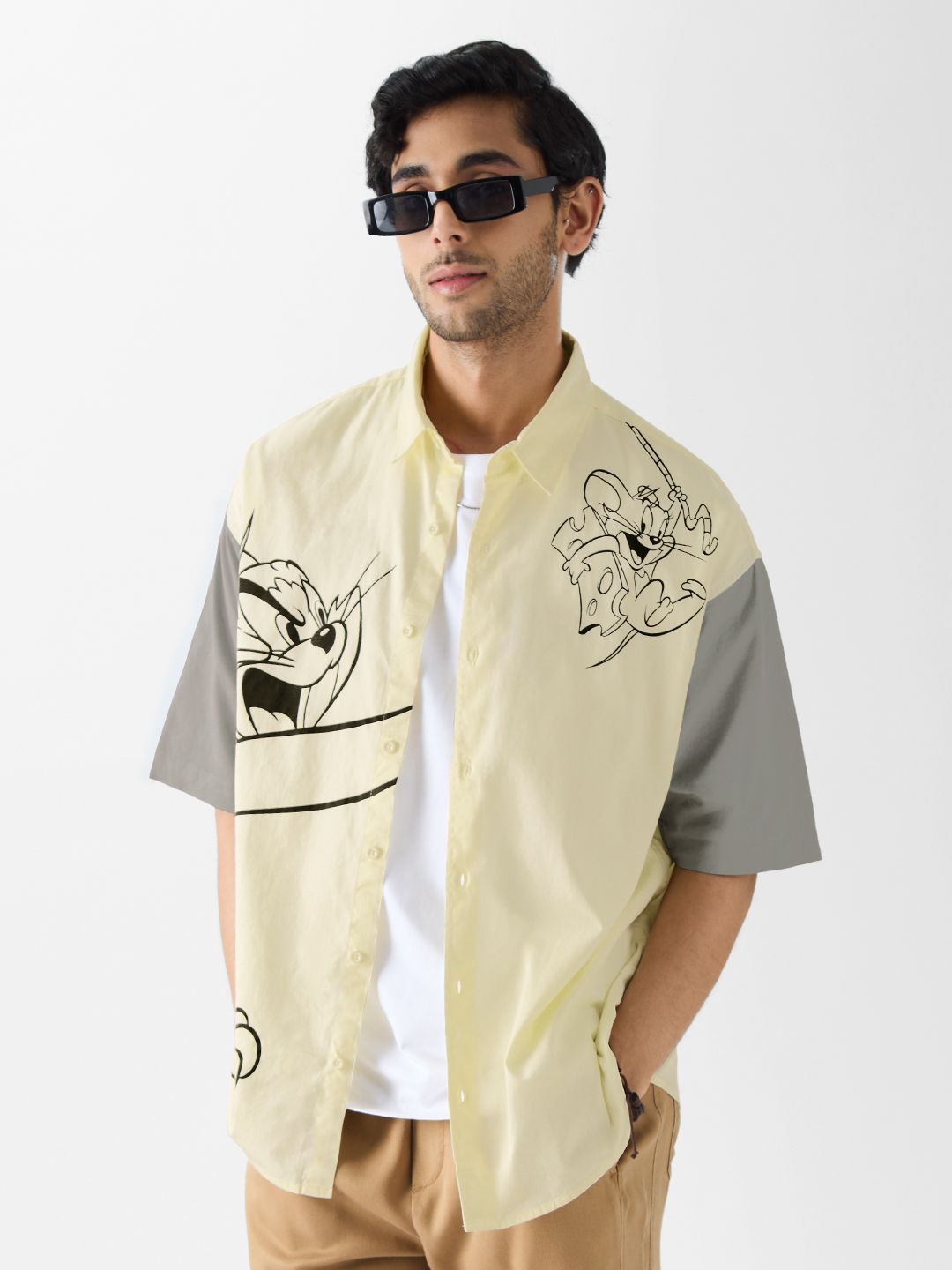 Buy TSS Originals: Indie Tribe Men Oversized Shirt Online