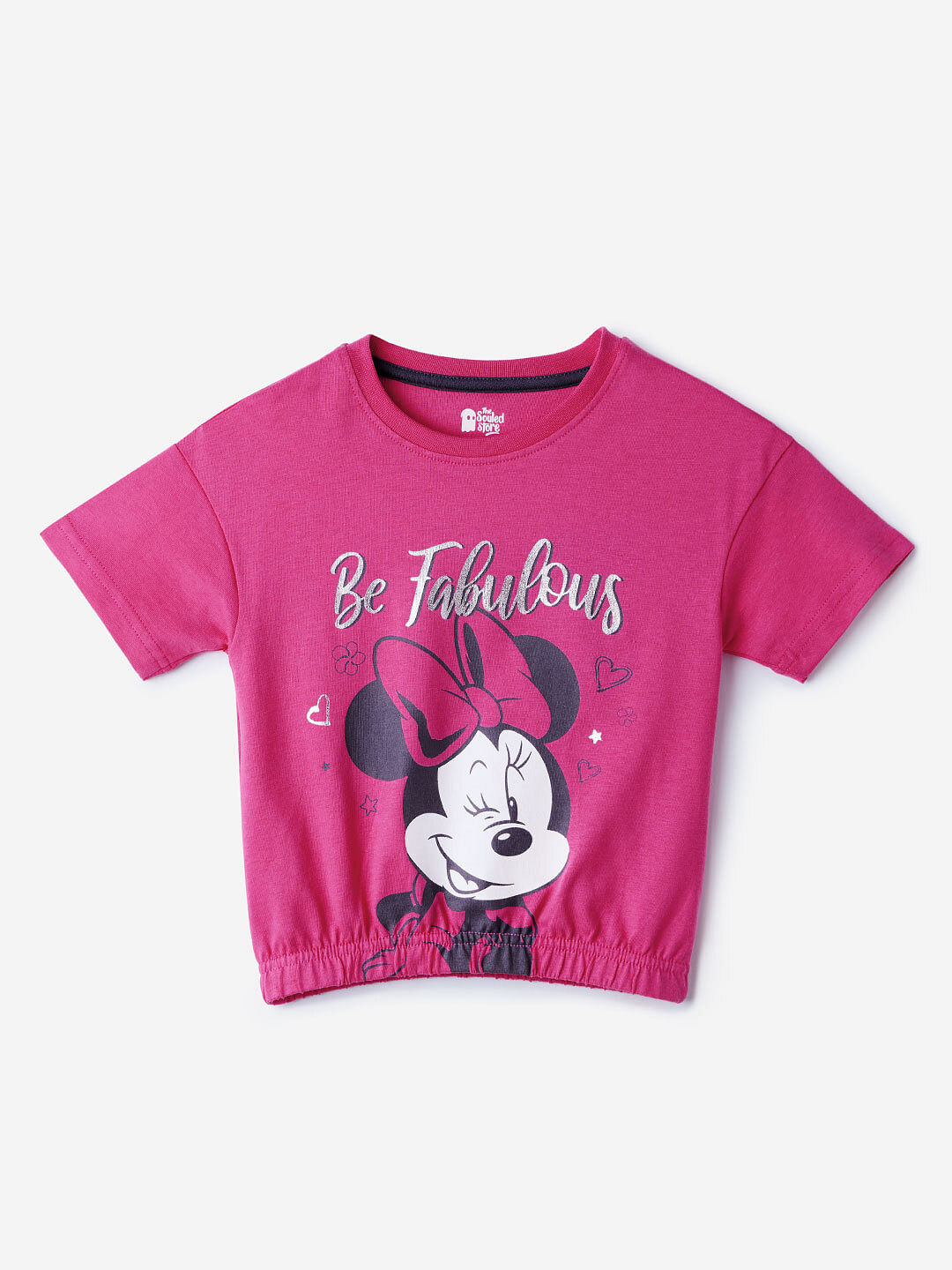 Buy Minnie Mouse Be Fabulous Girls Crop Tops Online