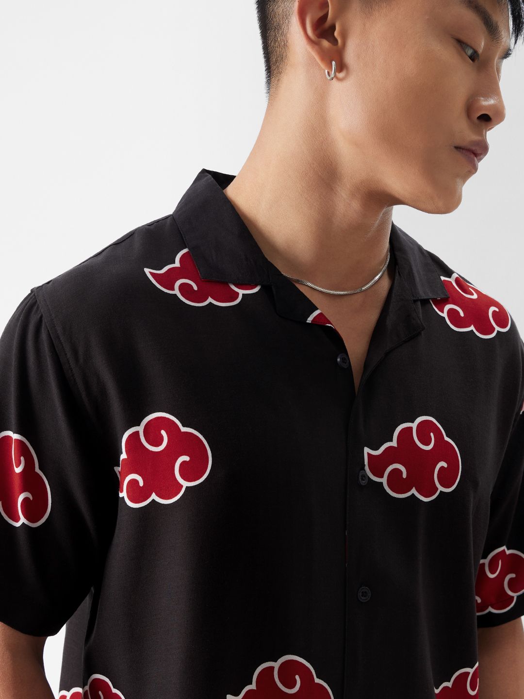 Buy Naruto: Akatsuki Pattern Summer Shirts Online
