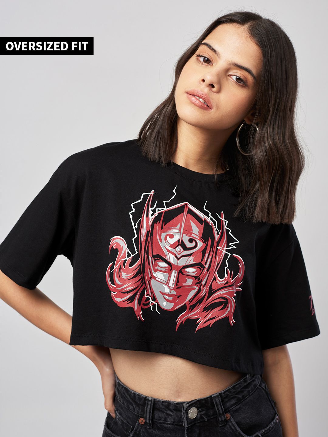 Buy FRIENDS: Doodle Women Oversized Crop Tops Online