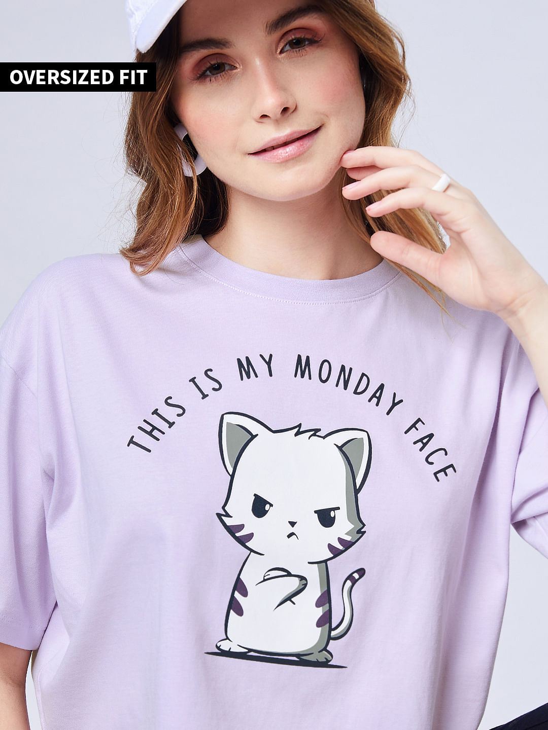 Buy Powerpuff Girls Go Away Womens Oversized Cropped T Shirt Online