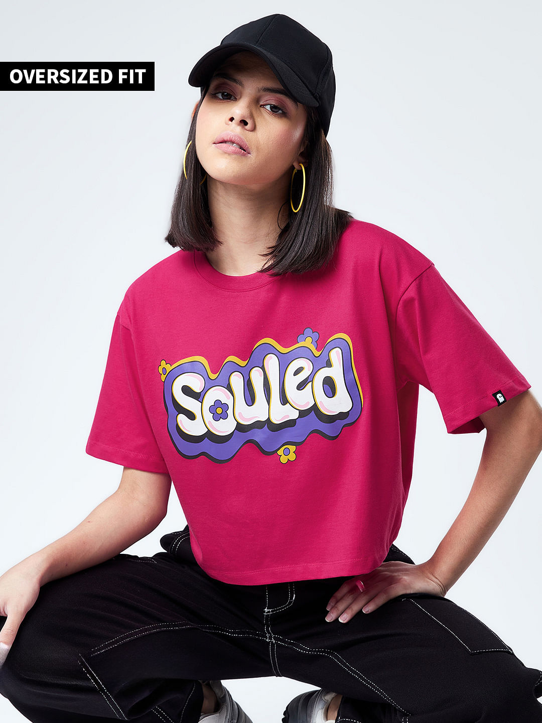 Buy Tss Originals Souled Oversized Womens Oversize Crop Tops Online