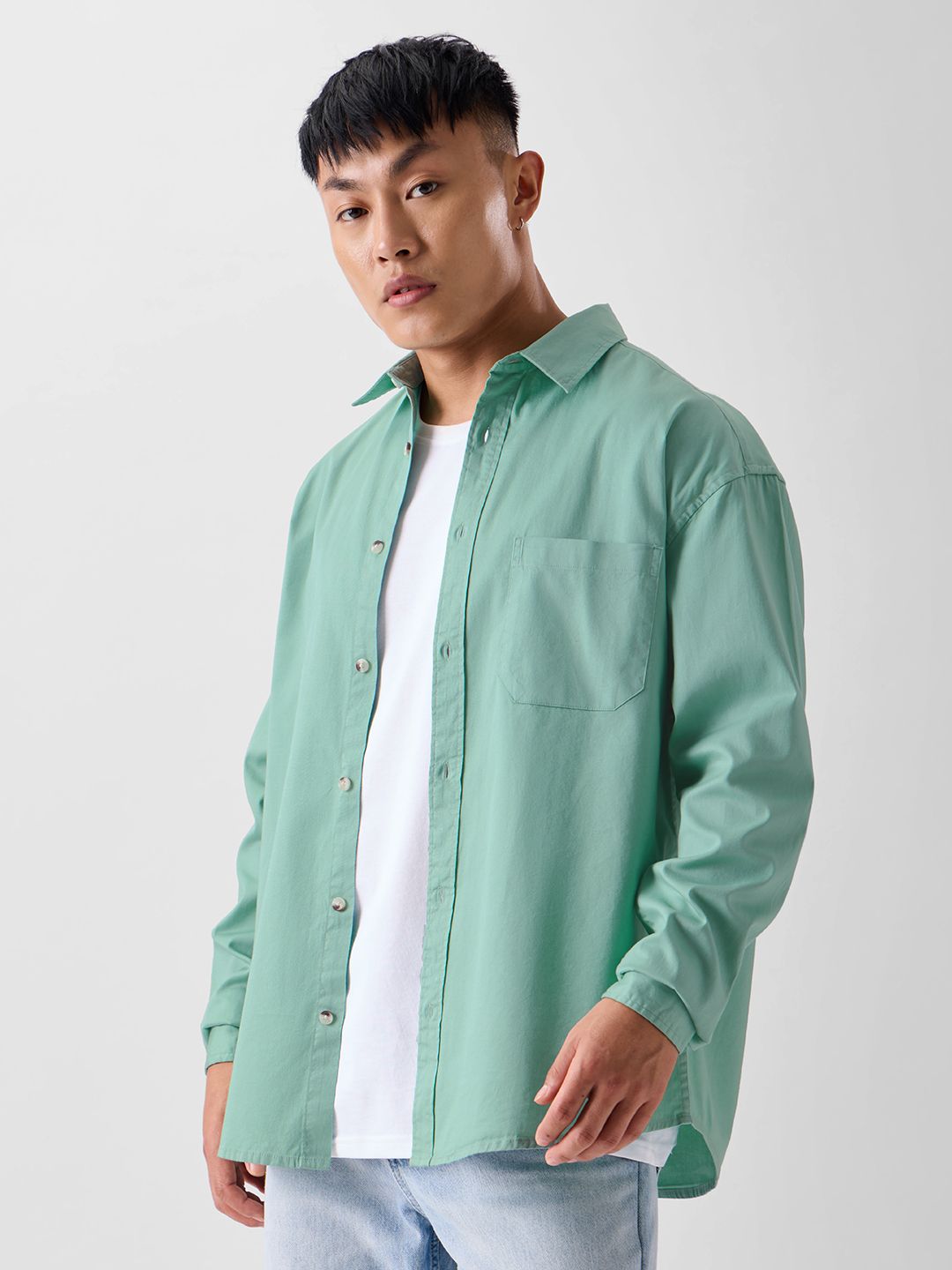 Buy Solids: Blue Mist Shirts Online