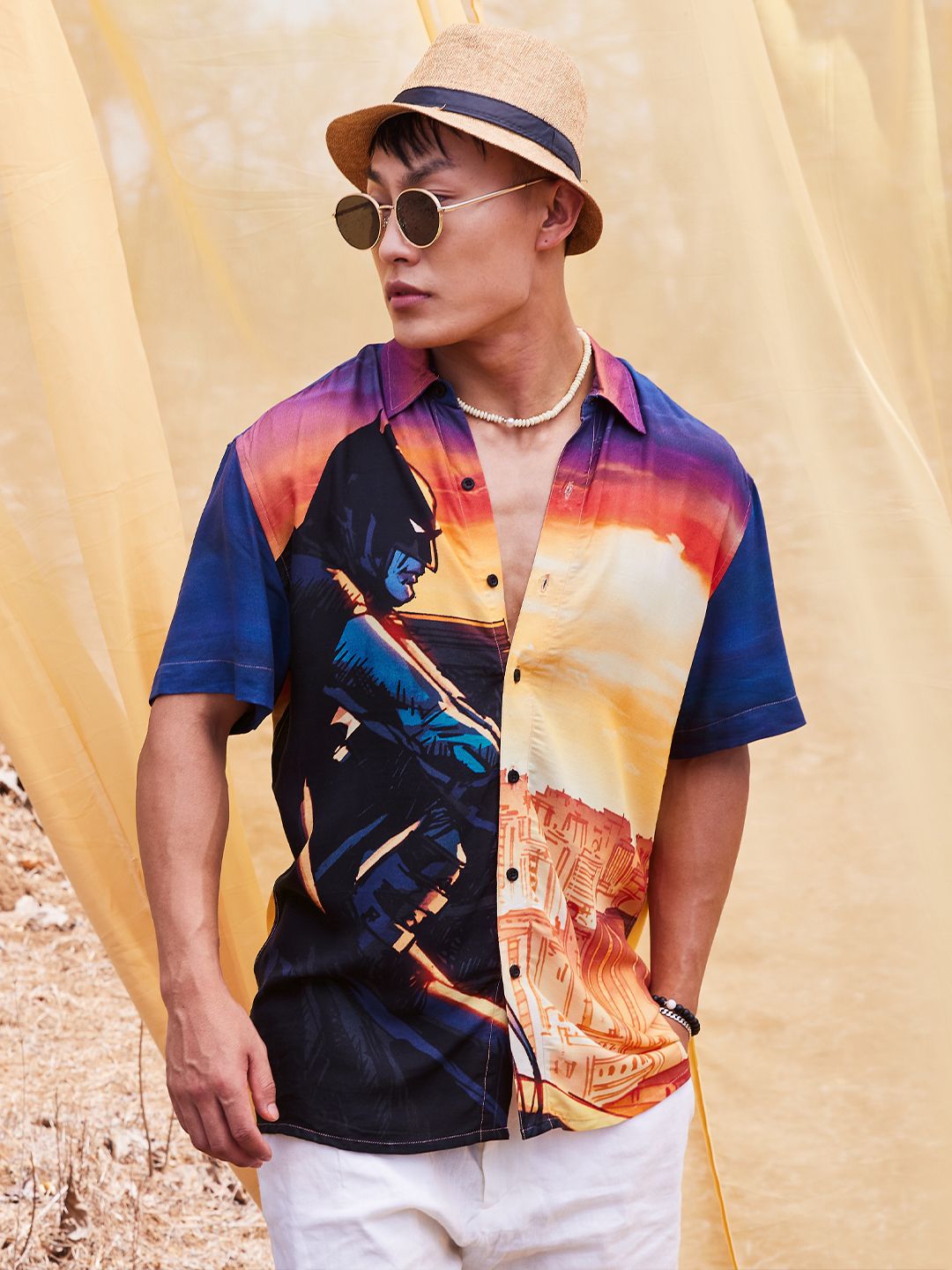 Buy DC: Caped Crusader Summer Shirts Online