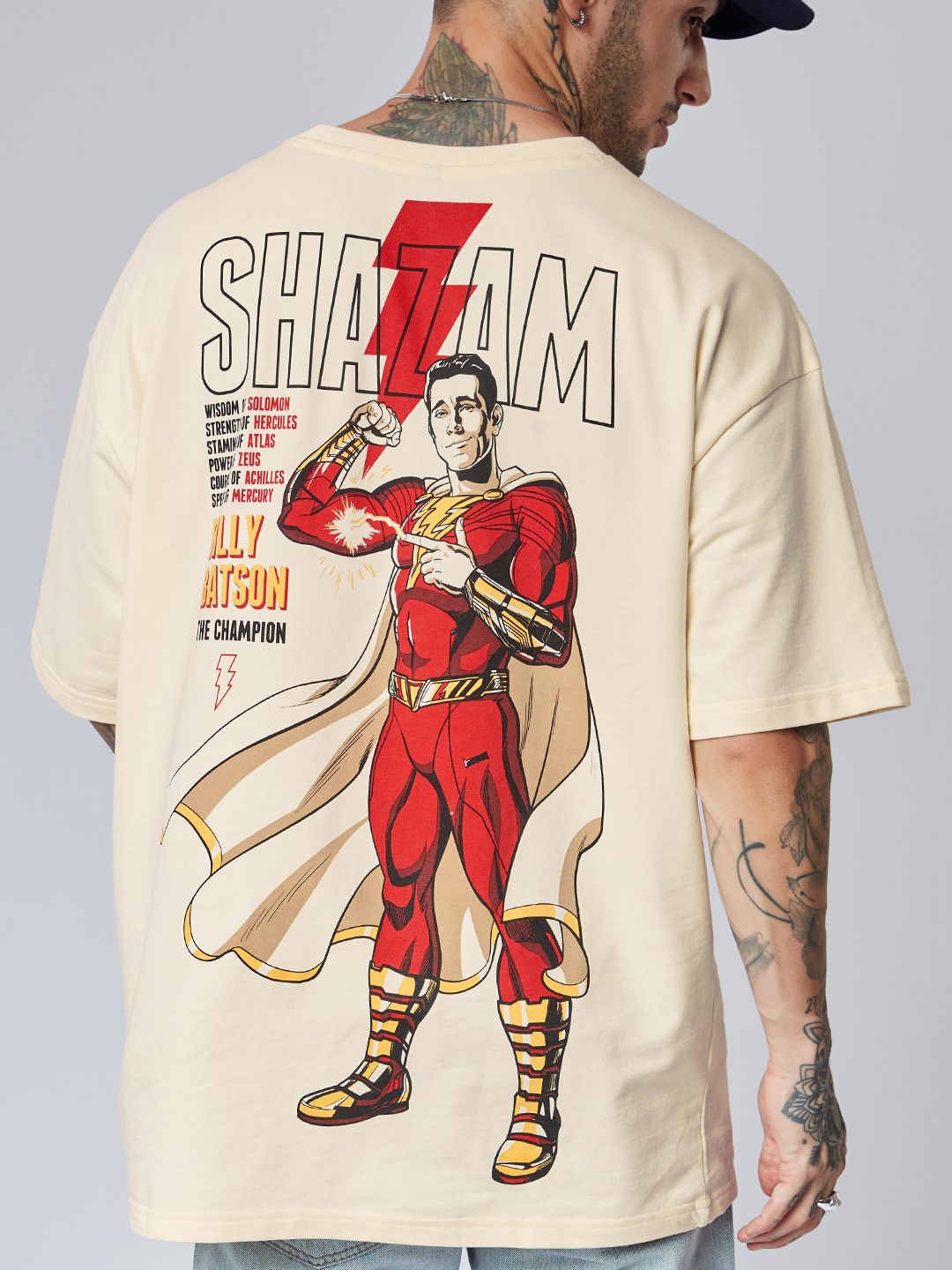 Buy Shazam: Billy Batson Oversized T-Shirts Online