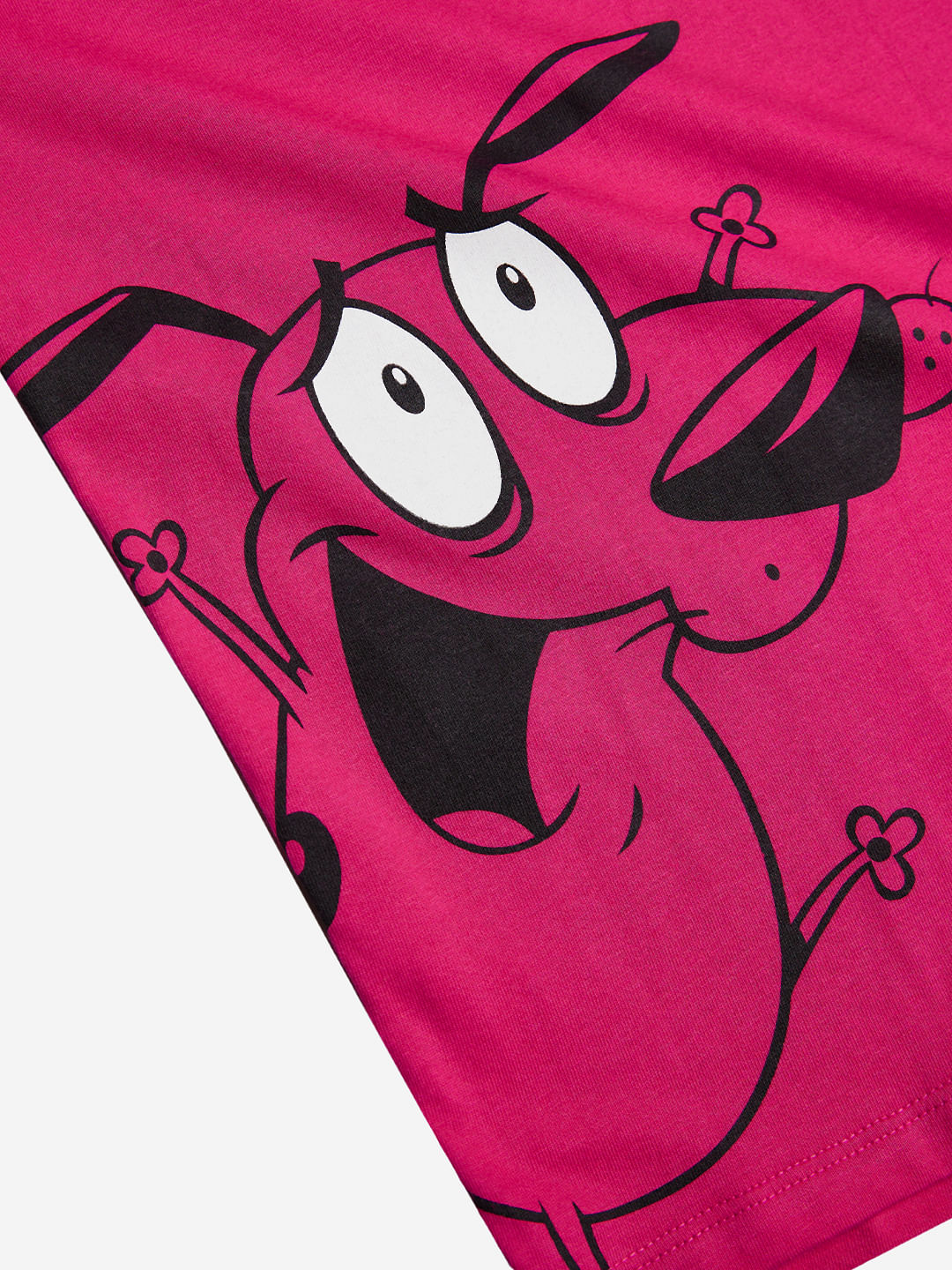Buy Courage Happy Face Girls Cotton Oversized T Shirts Online At The
