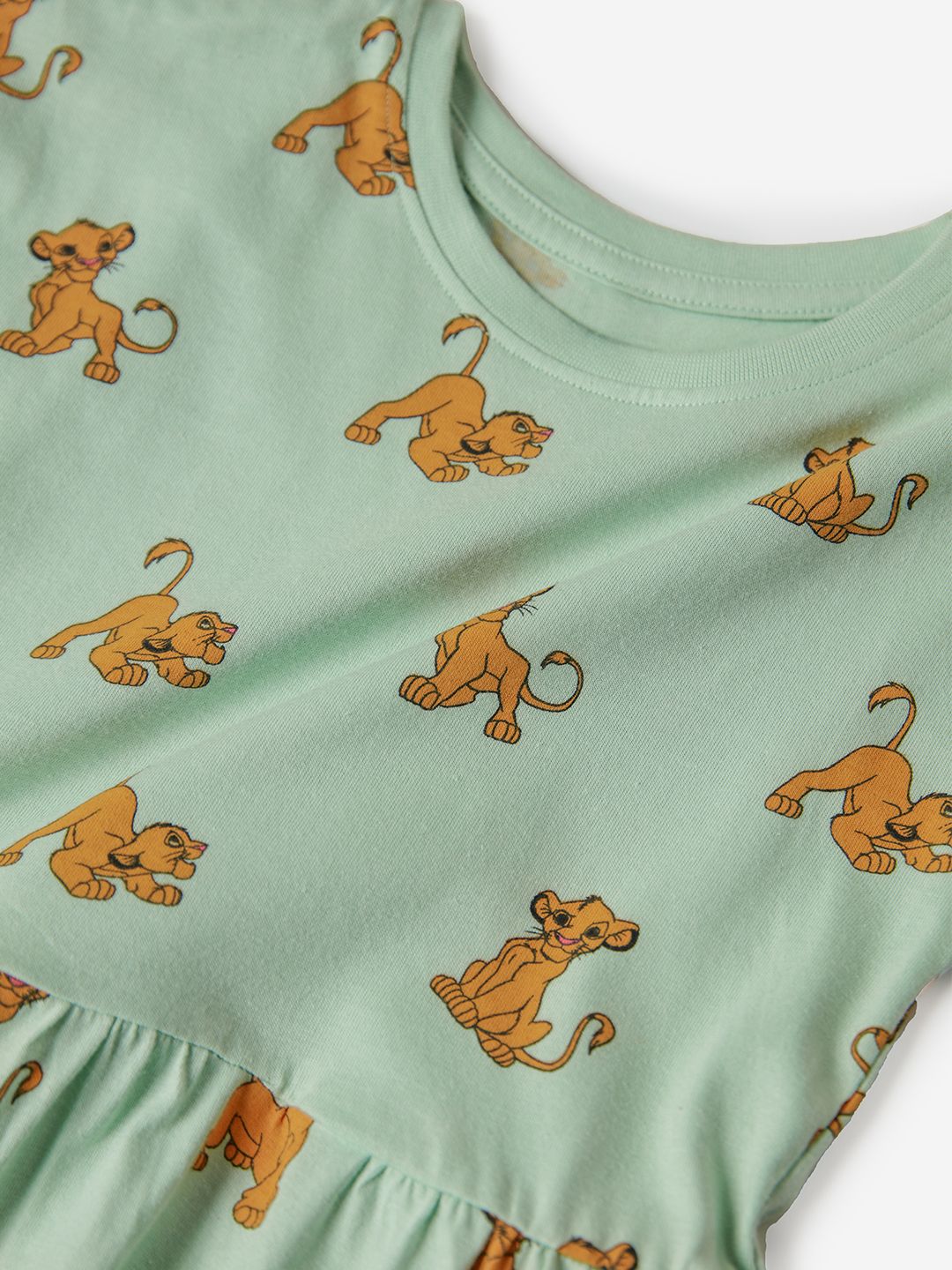 Buy The Lion King: Simba Pattern Gathered Dress Online