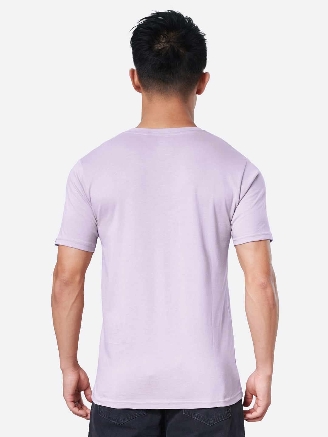 Buy Solids Lavender T Shirts Online