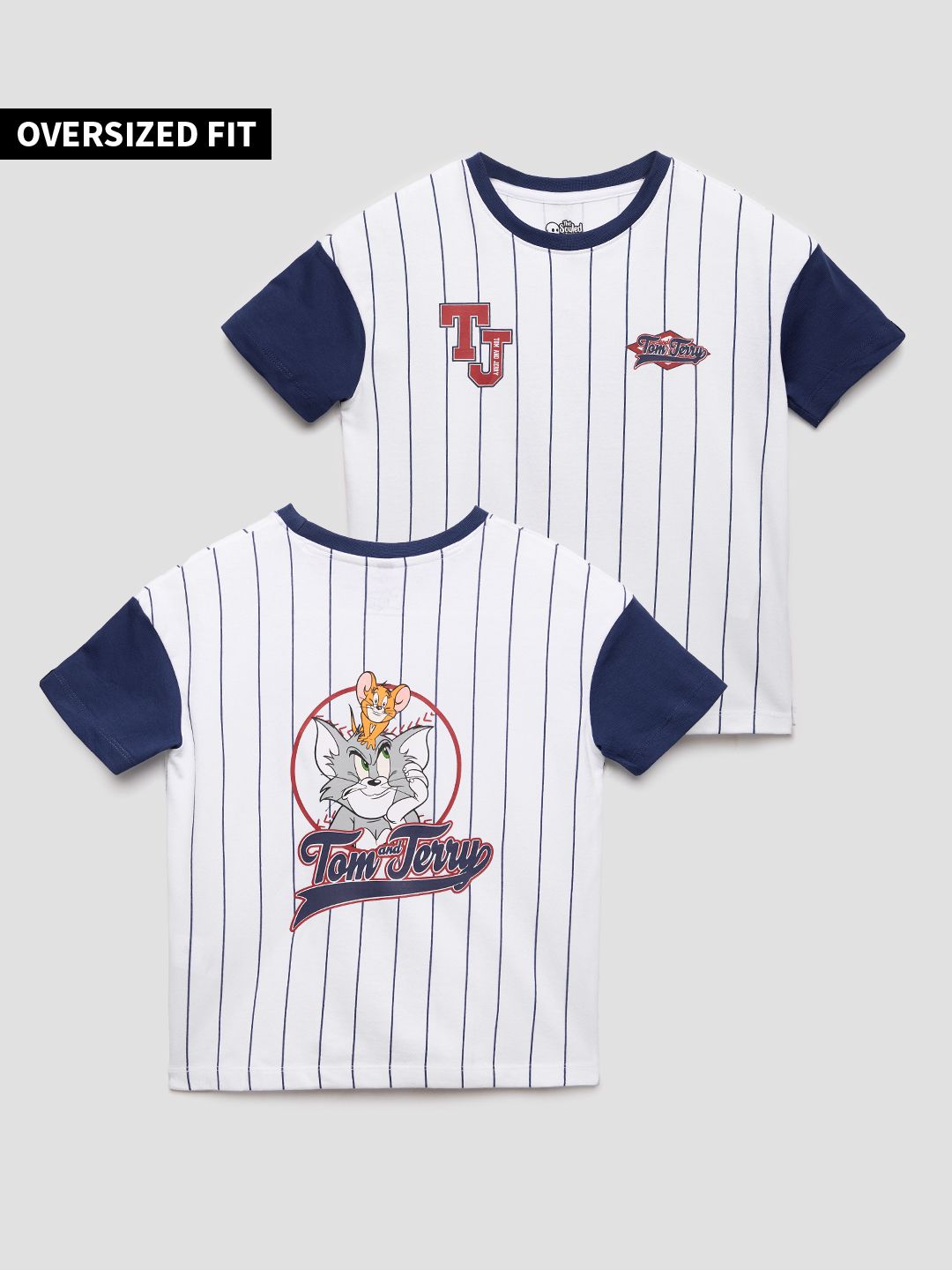Buy Tom And Jerry: Frenemies Boys Oversized T-Shirts Online