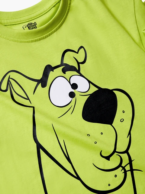 Buy Scooby Doo: Huh Girls Oversized Cropped T-shirts Online