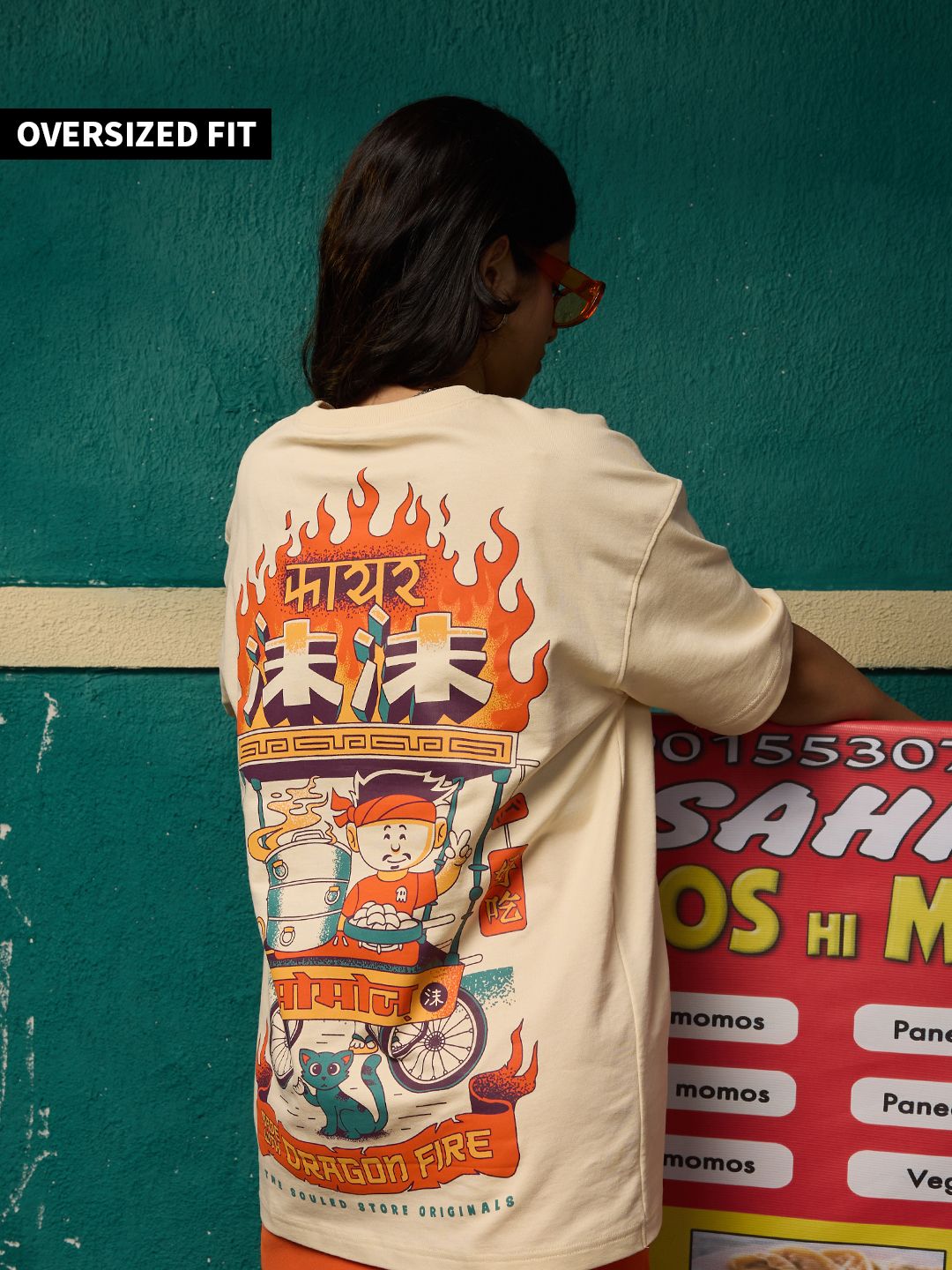 Buy TSS Originals: Fiery Momos Boyfriend T-Shirts Online