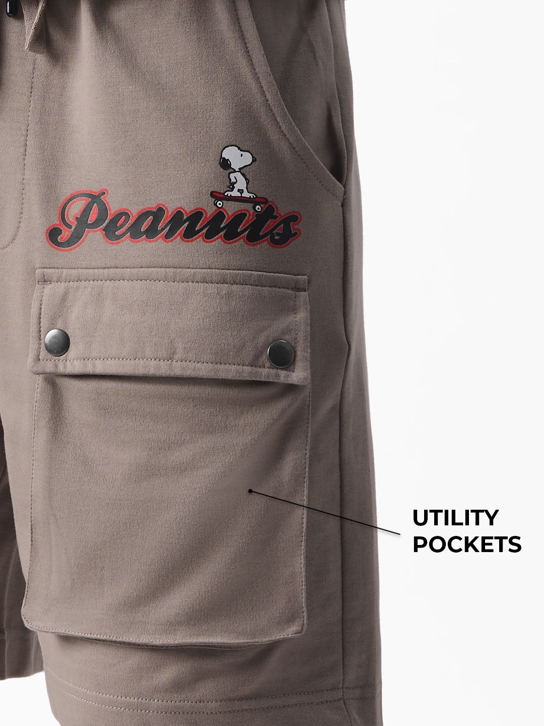 Buy Peanuts: Snoopy Utility Shorts Online