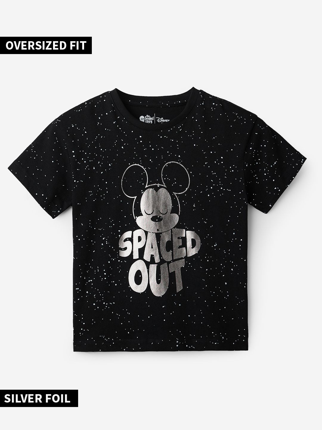 Disney: Spaced Out ft. Mickey Mouse (Oversized) Girls Cotton Oversized ...