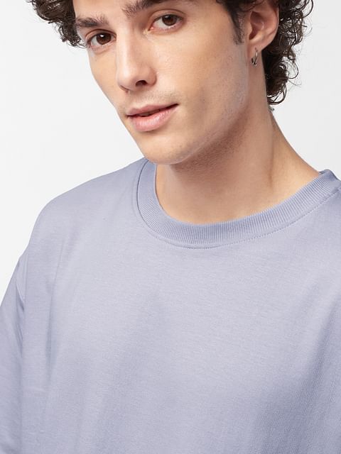 Buy Solids Lavender Oversized T Shirts Online At The Souled Store