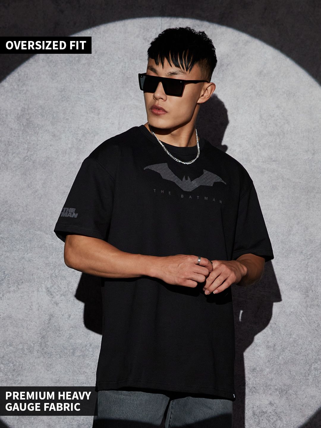 Buy Batman: The Bat Sigil Oversized T-shirt Online