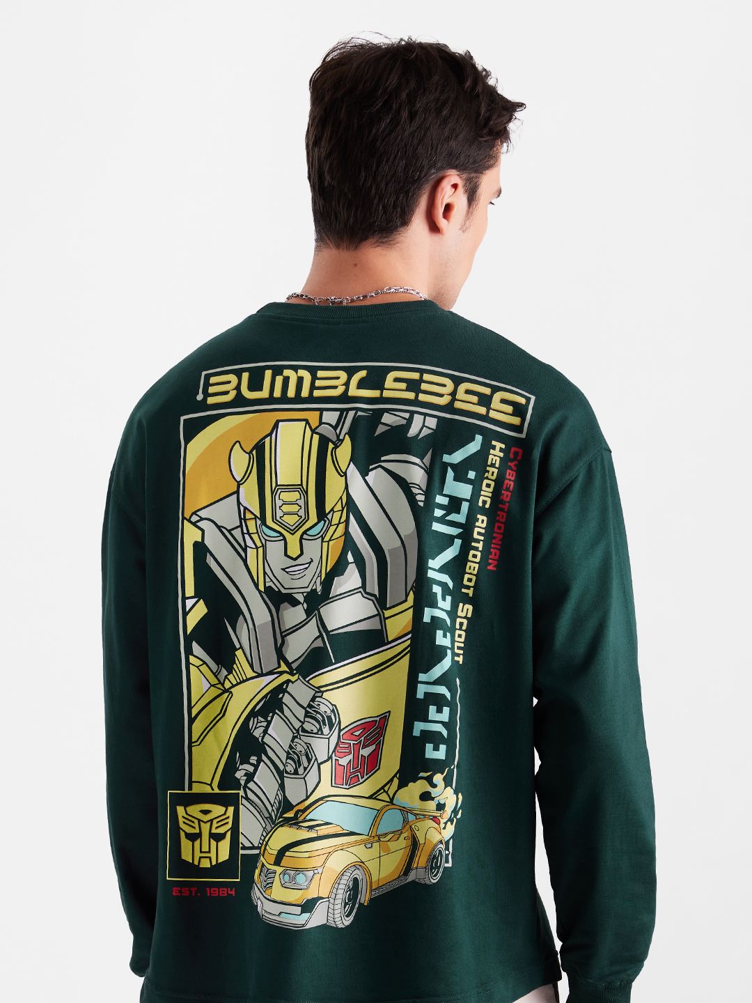 Buy Transformers: Bumblebee Oversized Full Sleeve T-Shirts Online