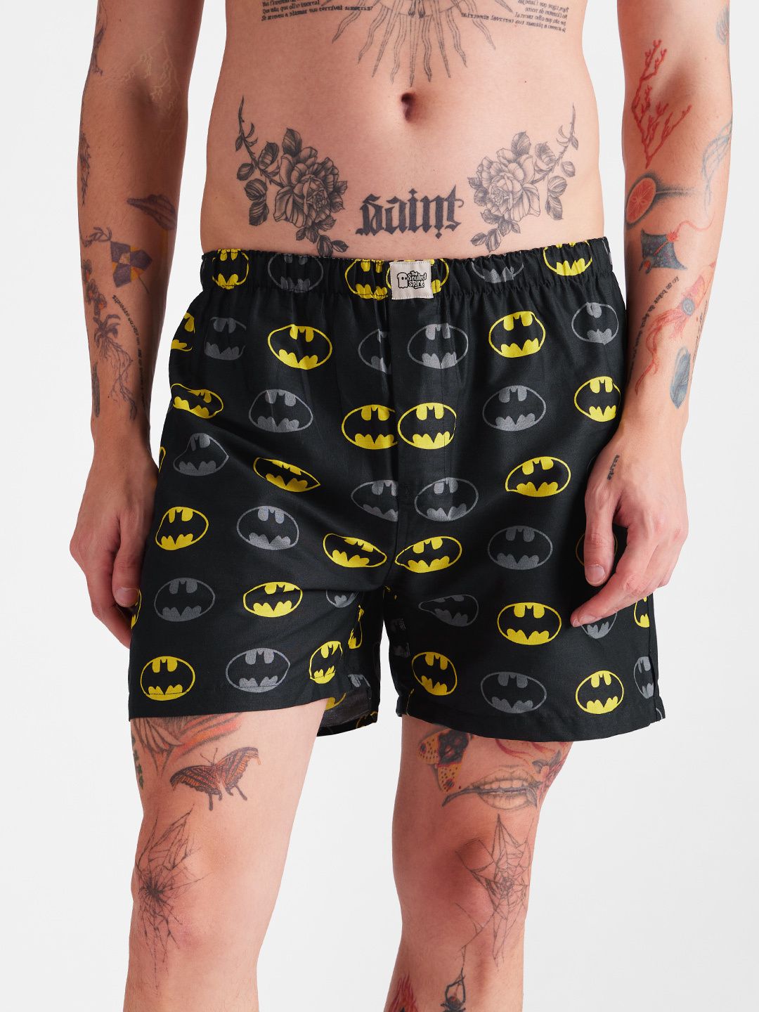 Buy Batman: Classic Logo Pattern Boxer Shorts Online