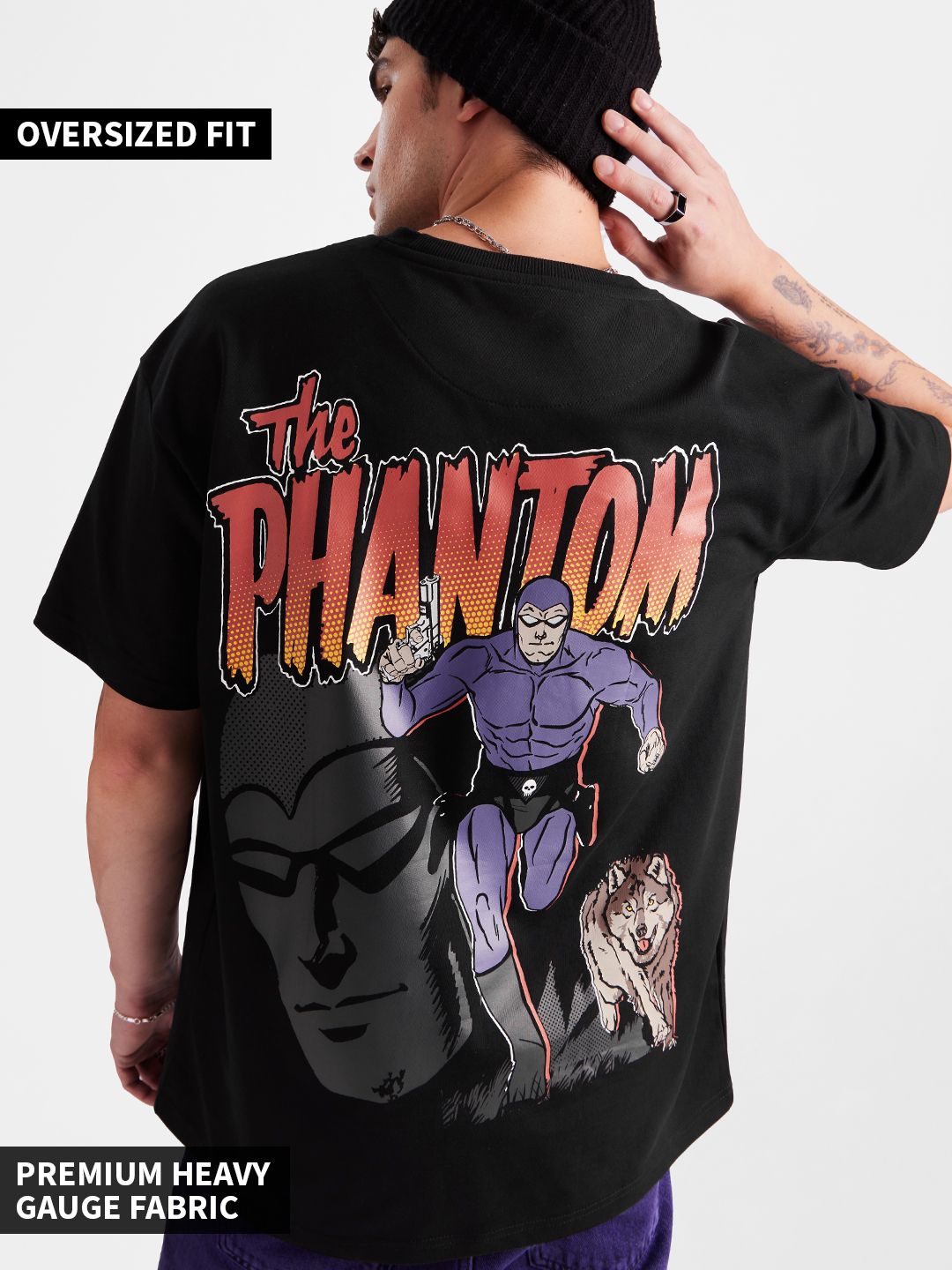 Buy The Phantom: Graphic Print Oversized T-Shirts Online
