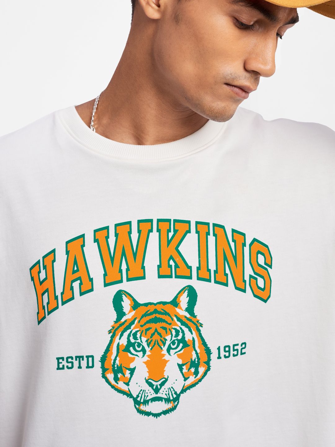 Buy Stranger Things: Go Hawkins Oversized T-shirt Online