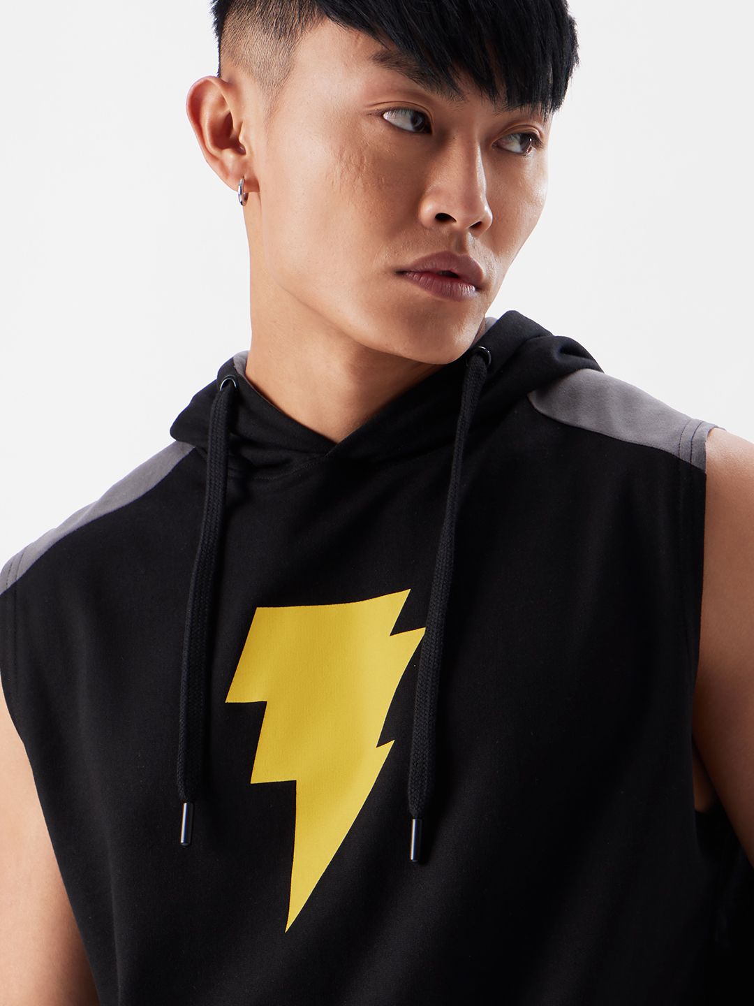 Buy Black Adam: Anti Hero Men Hooded Vest For Men Online.