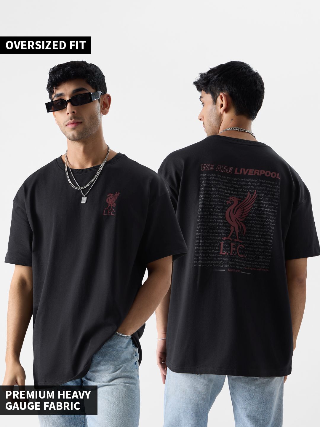 Buy Liverpool FC: We Are Liverpool Oversized T-Shirts online at The ...