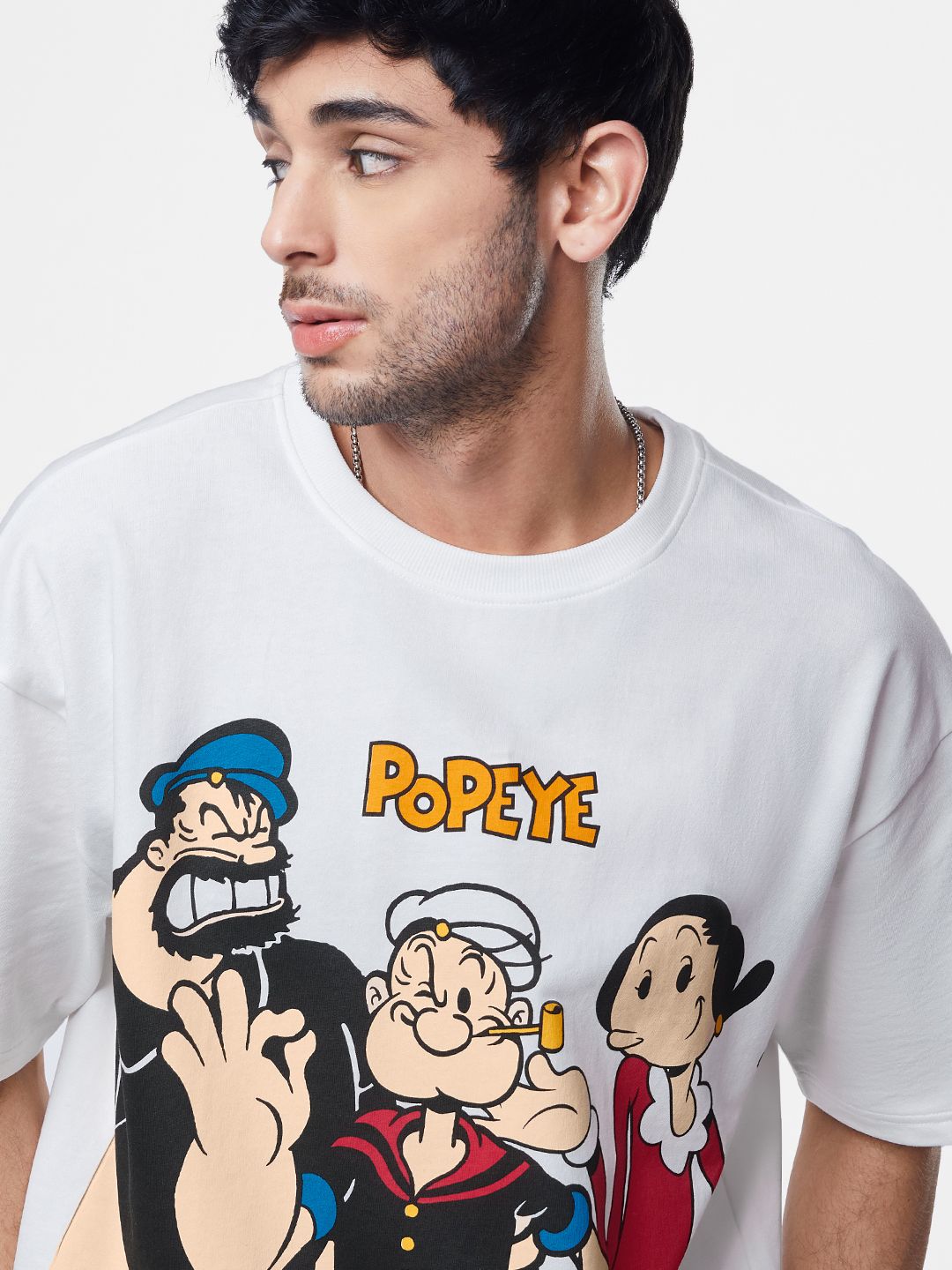 Buy Popeye: Sailor Crew Oversized T-Shirts Online