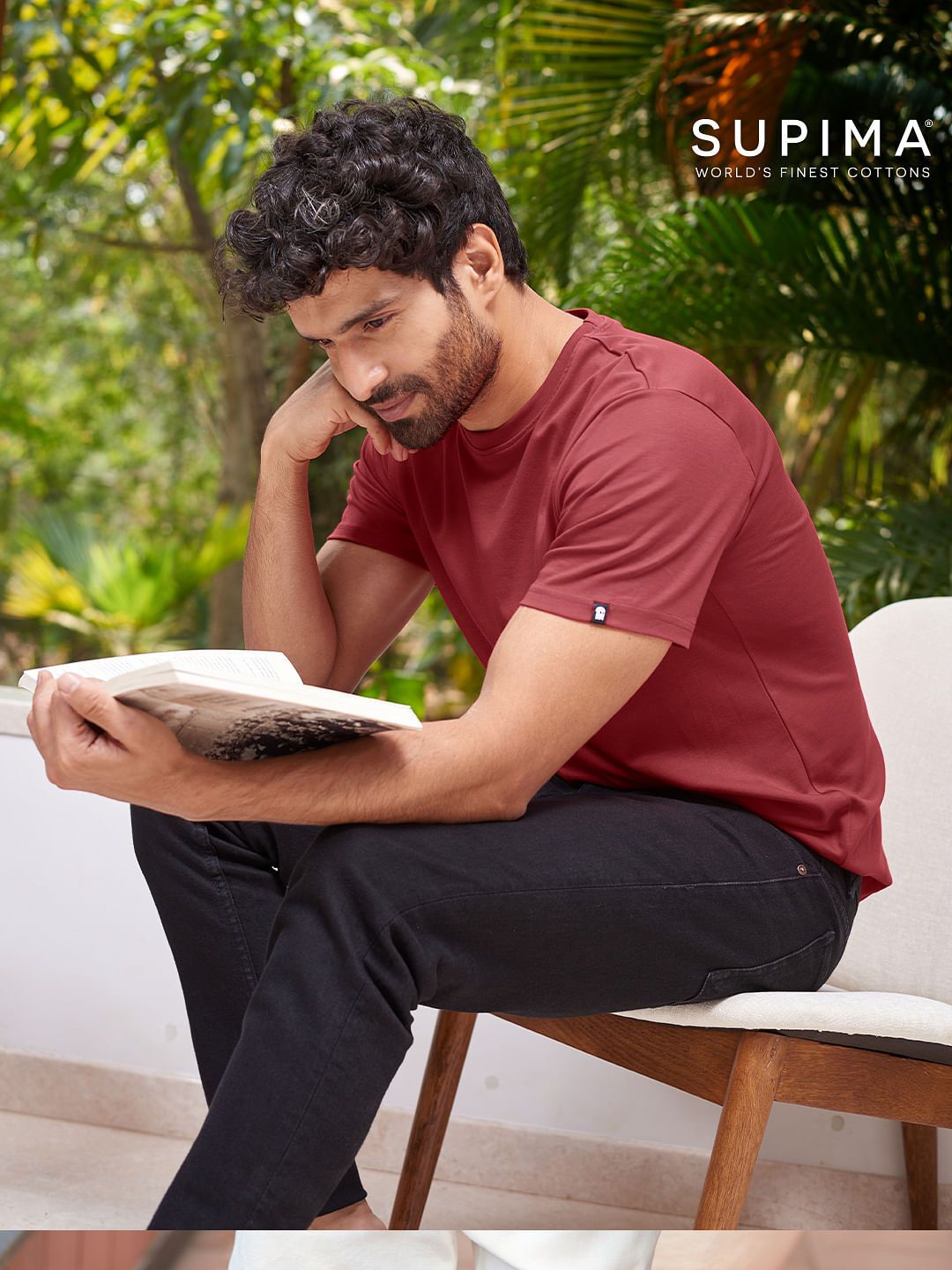 Buy Solids: Mineral Red (Supima) T-Shirts Online